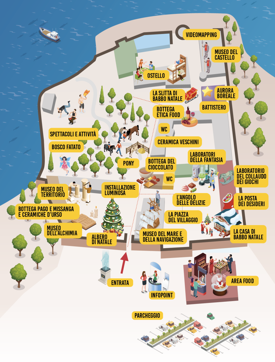 Al magico castello: la mappa e gli orari | Castello di Santa Severa ...